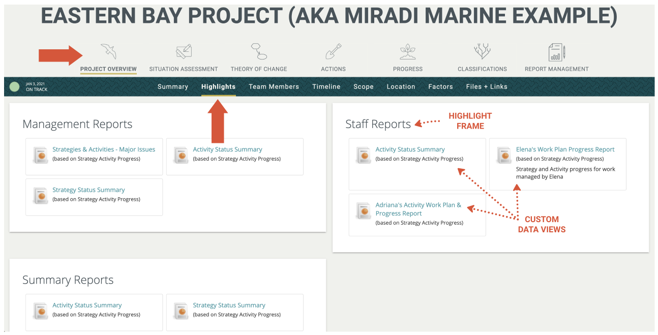 Data Views: Analyze and Export Data in Tables – Miradi Help Center
