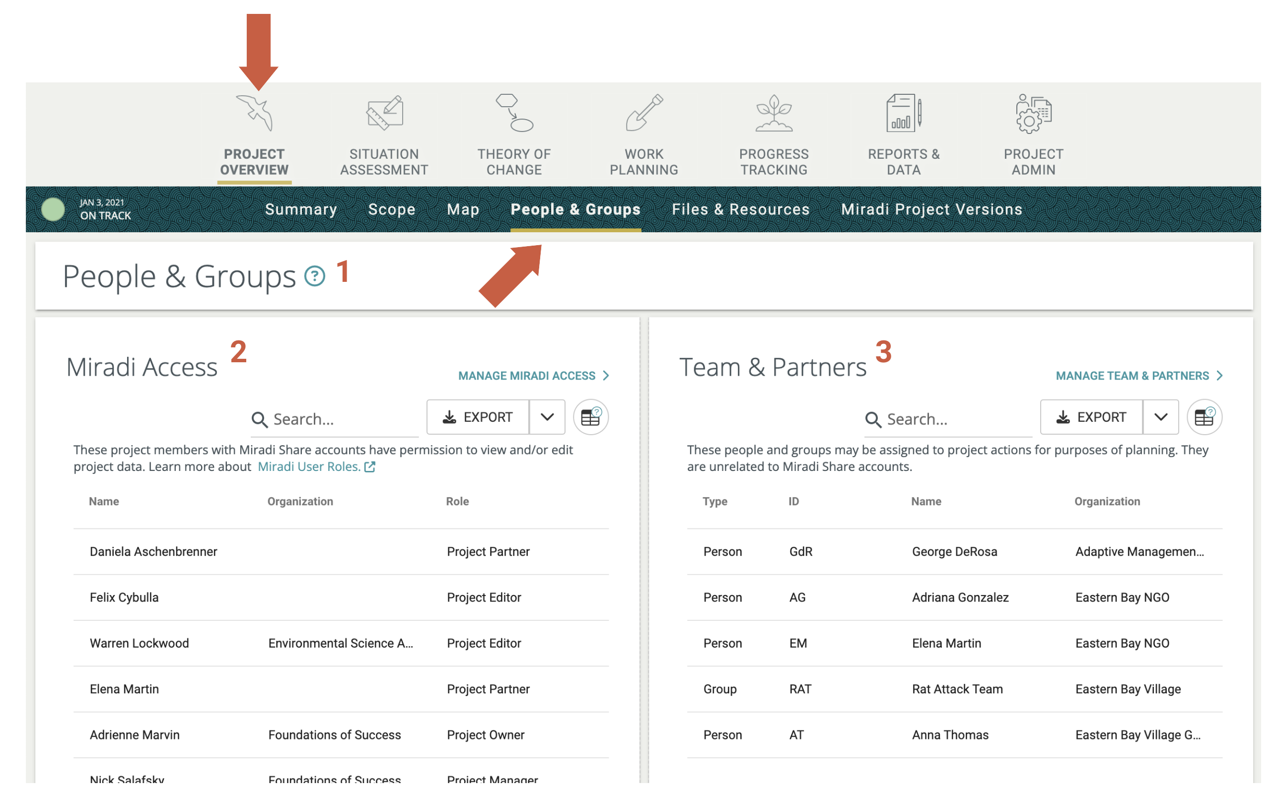 Miradi Project Pages – Miradi Help Center