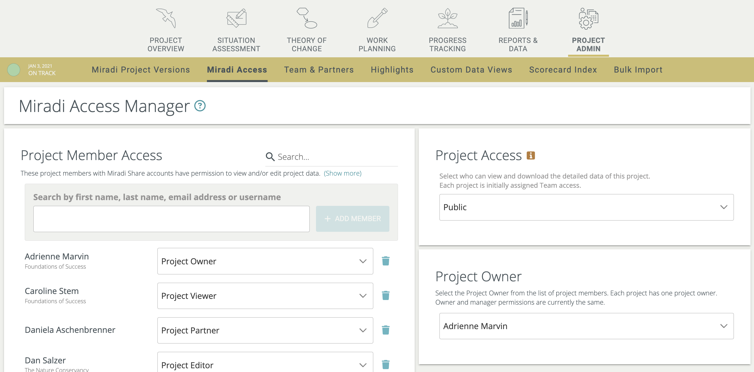 Add Content to your Miradi Project – Miradi Help Center
