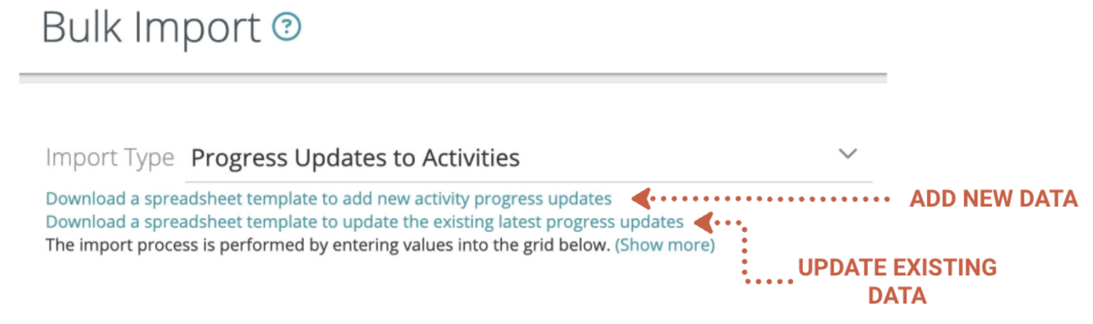 Bulk Import Project Data – Miradi Help Center